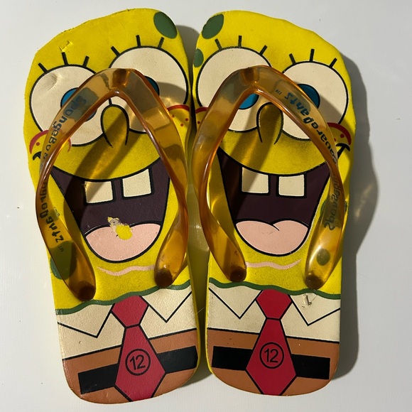 Spongebob | Shoes | Spongebob Sandalbeach Flip Flop | Poshmark